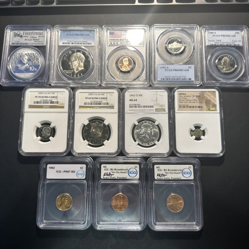 10 Slabbed Coins, One Amazing Price!! Priced Under Comps!! | eBay