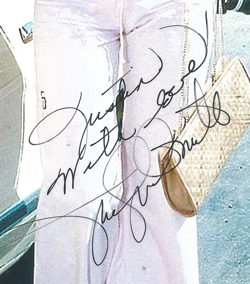 JACLYN SMITH CHARLIE'S ANGELS TO JUSTIN SIGNED AUTOGRAPH PHOTO | eBay