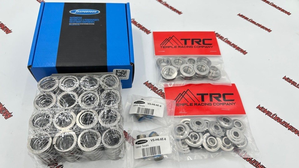 Supertech 92LB Dual Springs & TRC Ti Retainers Valve train Kit For 4G63 ...