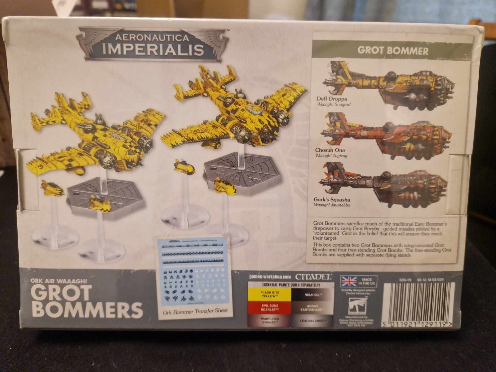 Games Workshop Warhammer Aeronautica Imperialis Ork Air Waaagh! Grot ...