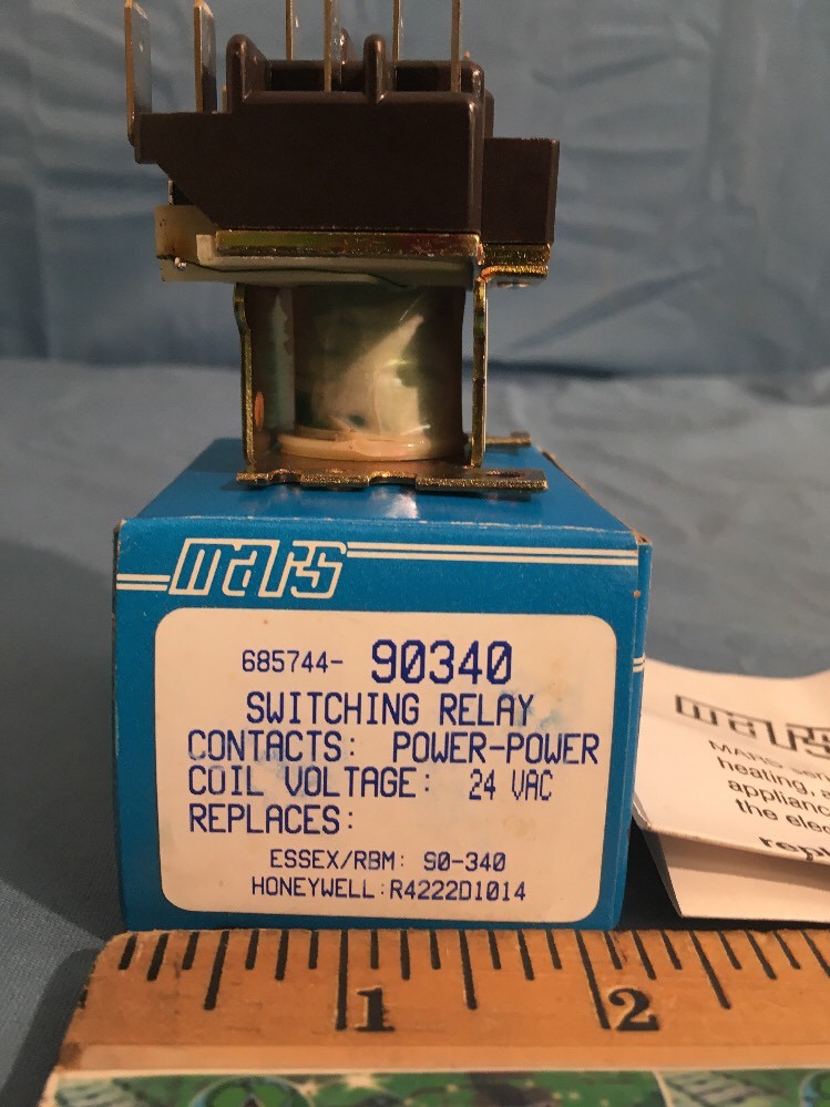 NEW MARS 685744-90340 Switching Relay 24VAC Coil Replaces R4222D1014 ...