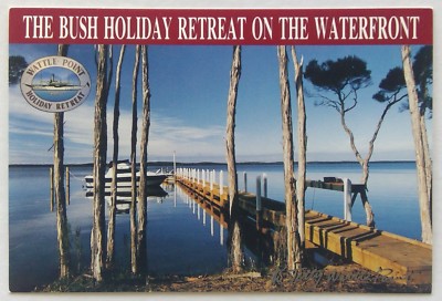 Wattle Point The Bush Holiday Retreat On The Waterfront Jetty Postcard ...