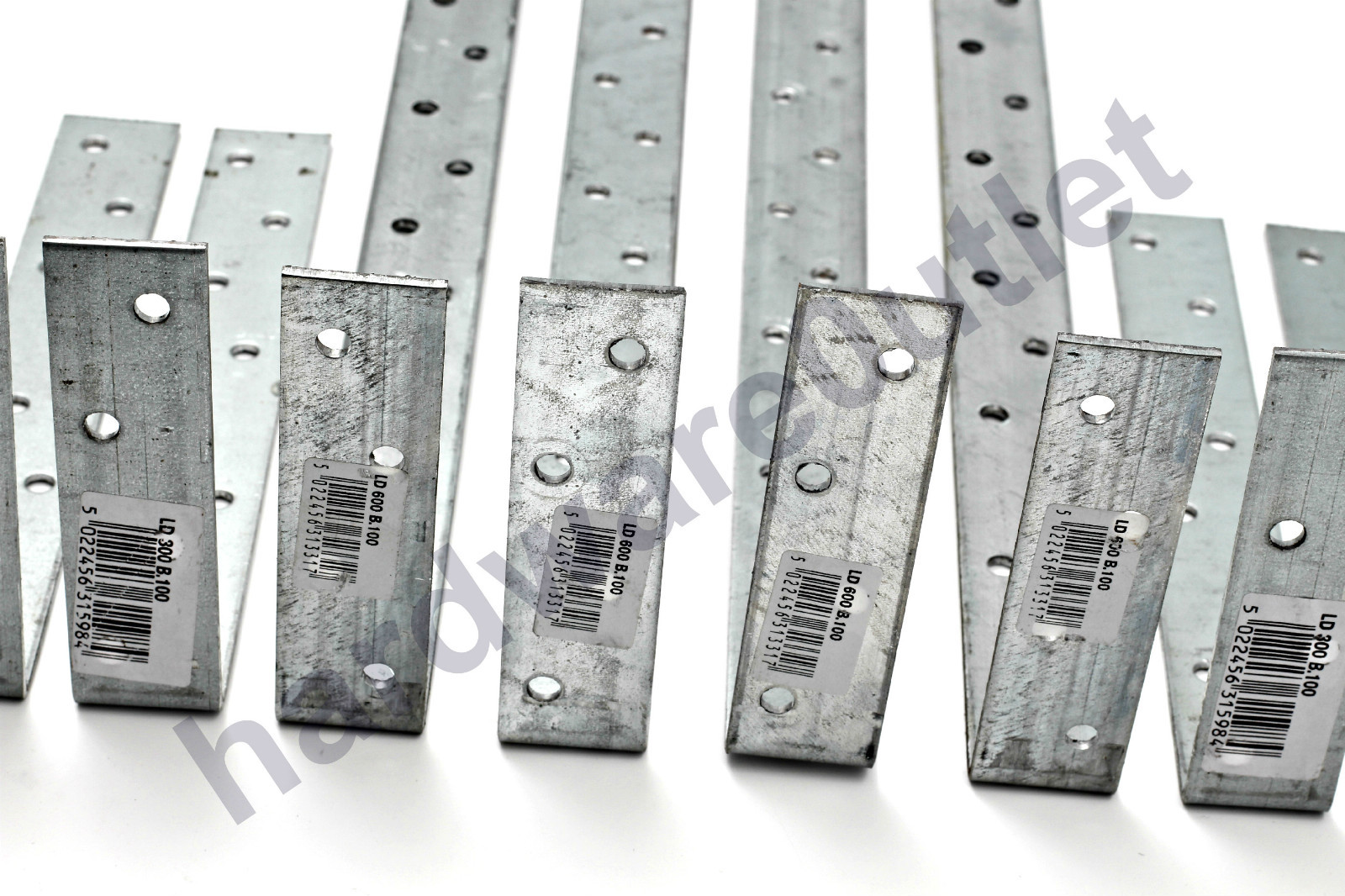 Galvanised Builders Strap BENT at 100mm - 27.x 2.4 mm | eBay UK