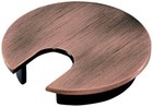 Hafele 429.94.151 Antique Copper Zinc Table Desk Cable Grommet 63mm ...