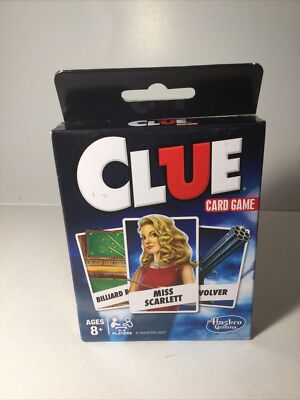 Clue Card Game for Kids Ages 8 and Up, 3-4 Players Strategy Game | eBay