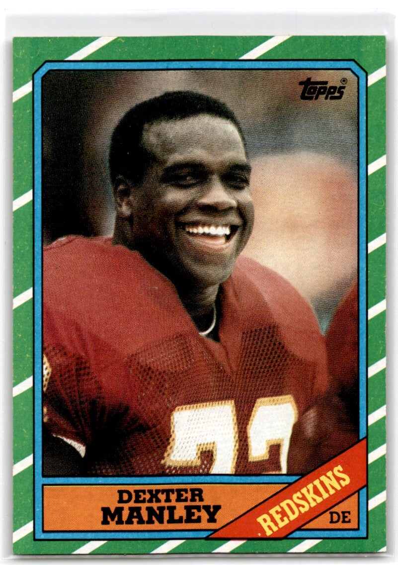 1986 Topps Dexter Manley Washington Redskins #180 | eBay