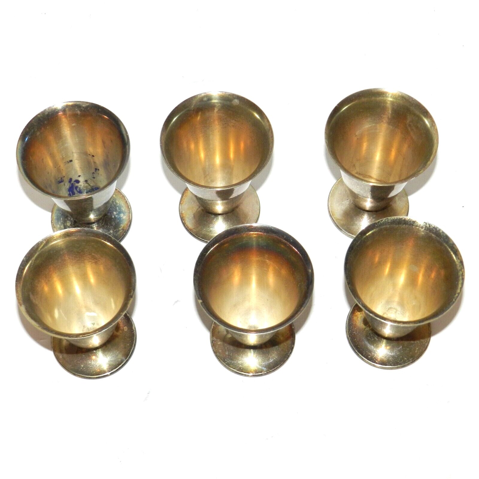 Vintage Set 6 K.S.6 Silver Plate Cups Bar E.P.N.S C95 4 Very Rare | eBay