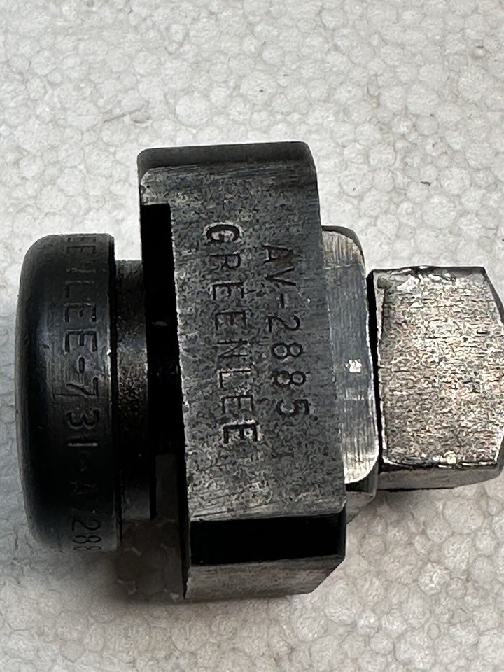 Greenlee Rectangle , Square Knockout Punch Set 1" Assorted punches ...