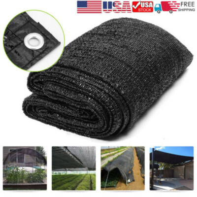 60% Sunblock Shade Cloth Taped Edge with Grommets UV Resistant Shade ...