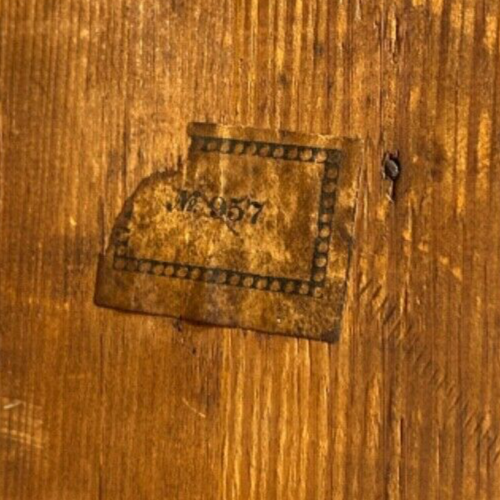 HAC HAMBURG GERMANY WALL CLOCK CROSSED ARROWS W/KEY, 1800's Works | eBay