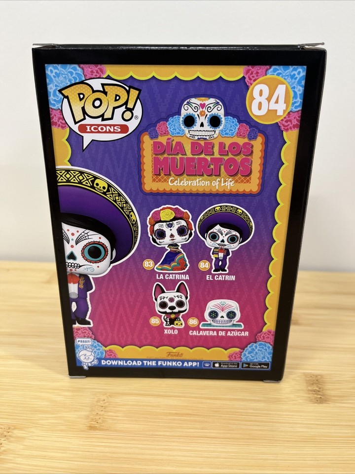 Funko POP! Icons Dia De Los Muertos El Catrin Vinyl Figure #84 | eBay