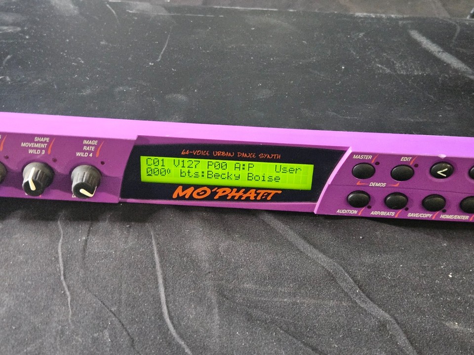 E-MU MO'PHATT Rack Mount 64 Voice MIDI Sound Module Urban Dance Synth ...