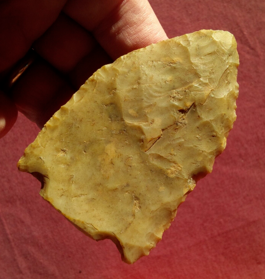 3-3/8" SMITH TEXAS ARROWHEAD Authentic Indian Artifact AUTHENTIC ...