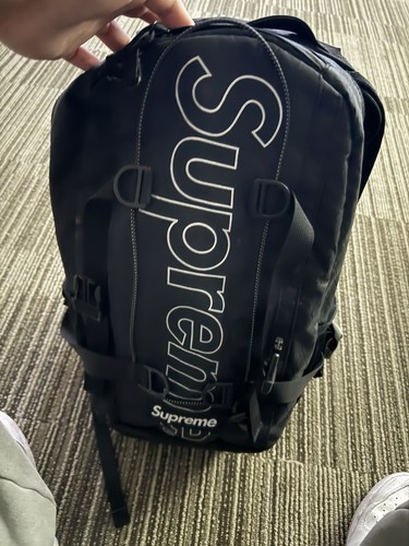 Supreme FW18 Backpack Bag - Black | eBay