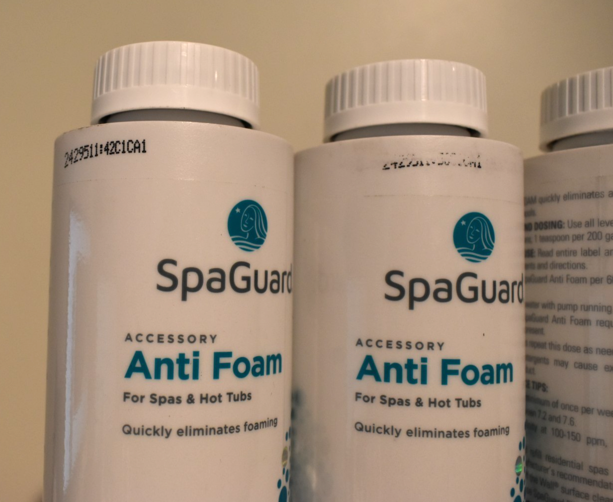 THREE Bottles x 16 oz. SpaGuard Spa Anti-Foam for Spas & Hot Tubs | eBay