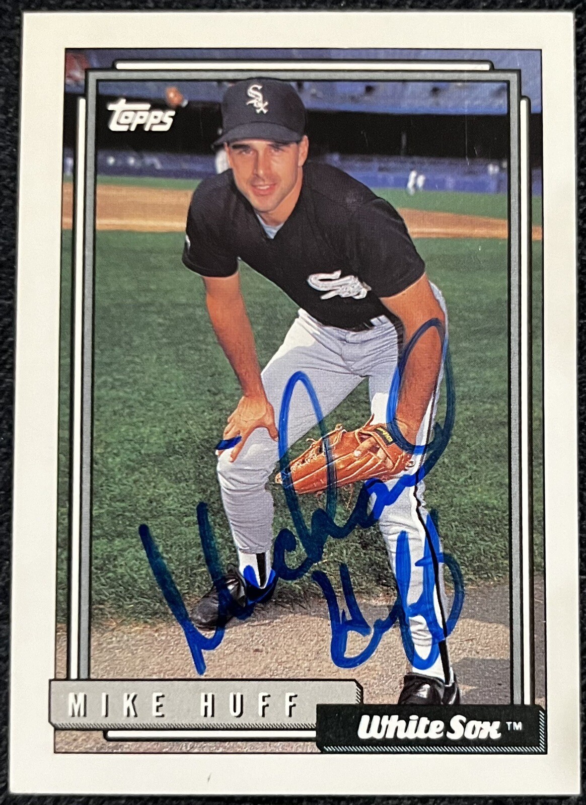 1992 Topps #532 Mike Huff Signed Card Autograph | eBay
