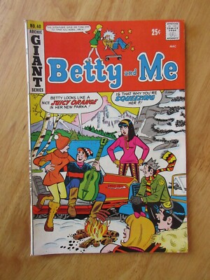 BETTY & ME #40 (Archie/1972) *Risque No Clothes Motel Issue!* (FN/VF ...