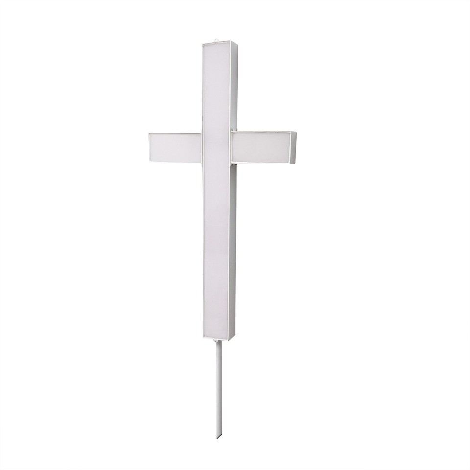 Metal Acrylic Cross LED Lighted Cross, Christian Lighted Church Sign ...