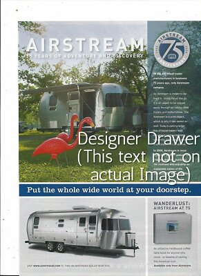 Airstream Silver Travel Trailers 2006 75th Anniversary Print Ad ...