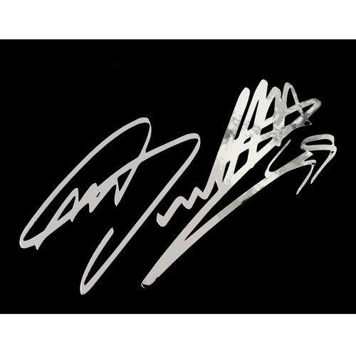 Marco Simoncelli 58 Sic signature Silver Chrome decals motorcycle ...