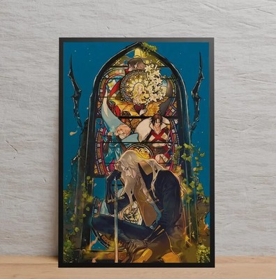 Castlevania Poster | Wall Art | Kraft Paper Print | Retro Poster | Wall ...