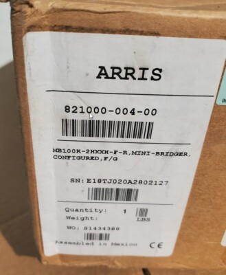 ARRIS MB100K-2HXXH-F-R(MINI BRIDGER) | eBay