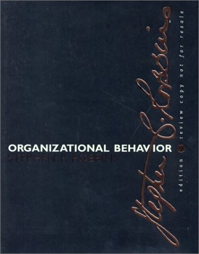 Organizational Behavior Compact Disc Stephen P.Robbins 9780130341051 ...