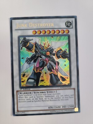 Yugioh Card Junk Destroyer 1st Edition HOLO 5DS3-EN039 | eBay