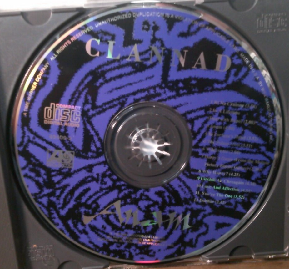Clannad! ~Anam! ~CD! ~12 Tracks! ~British Folk Music! ~1992! ~Free ...