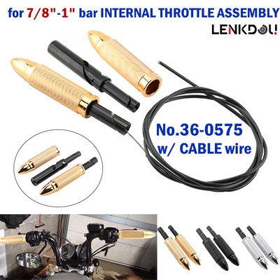 CNC Internal Throttle ASSEMBLY 1" 7/8" Motorcycle Grip For Harley ...