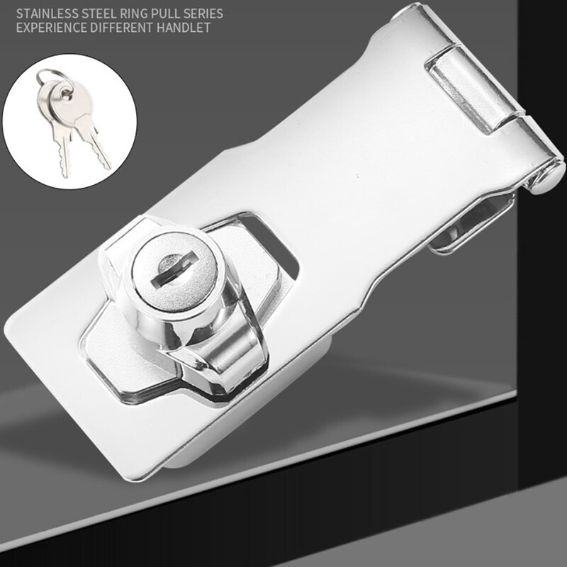 Punch-free With Lock Drawer Locks Letter Box Locker Double Door Cabinet ...