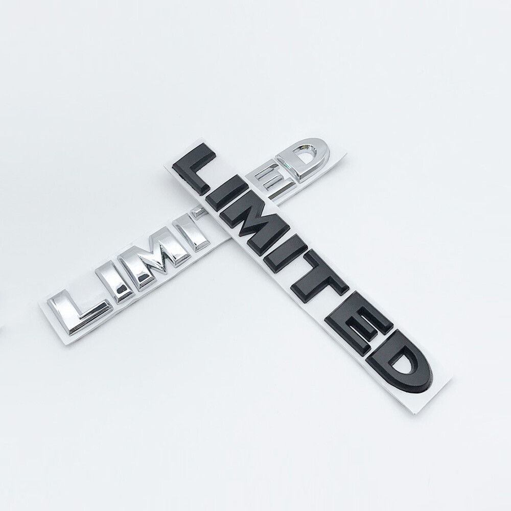 3D Metal LIMITED Logo Emblem Badge Car Side Fender Rear Trunk Sticker ...
