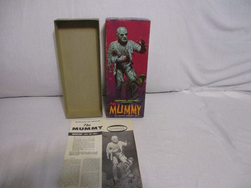 VINTAGE 1963 AURORA THE MUMMY BOX & INSTRUCTIONS | eBay