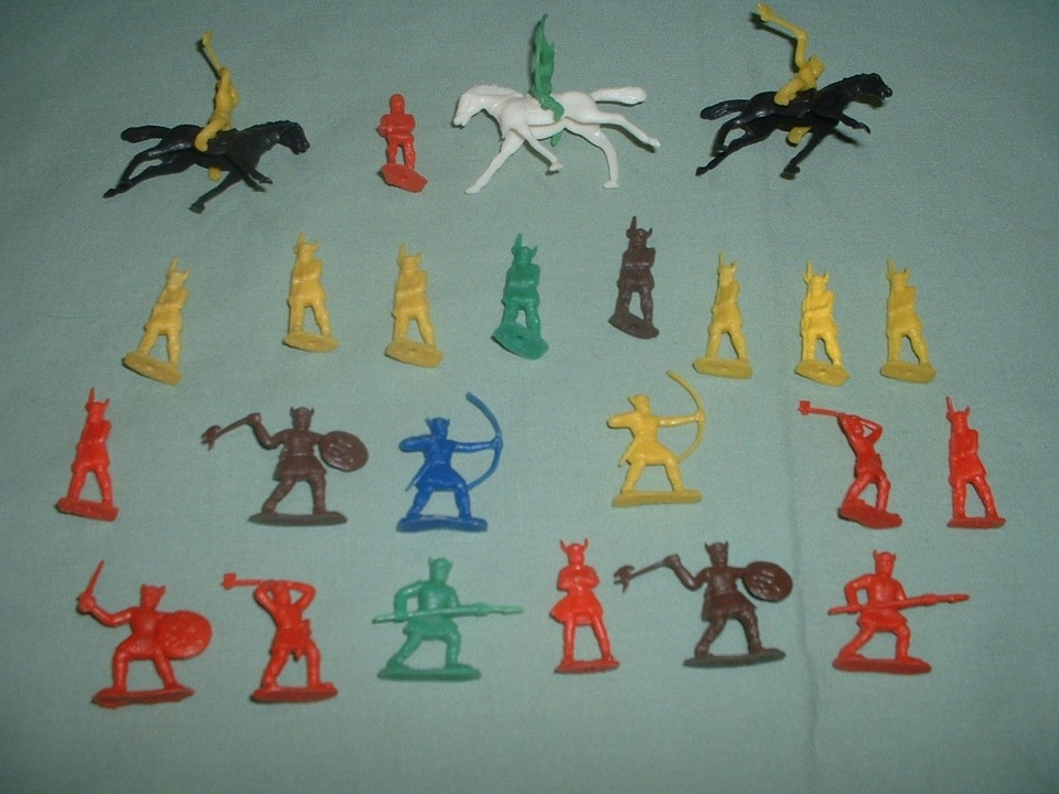 Vintage and Original GIANT VIKING WARRIORS -HO Scale | eBay