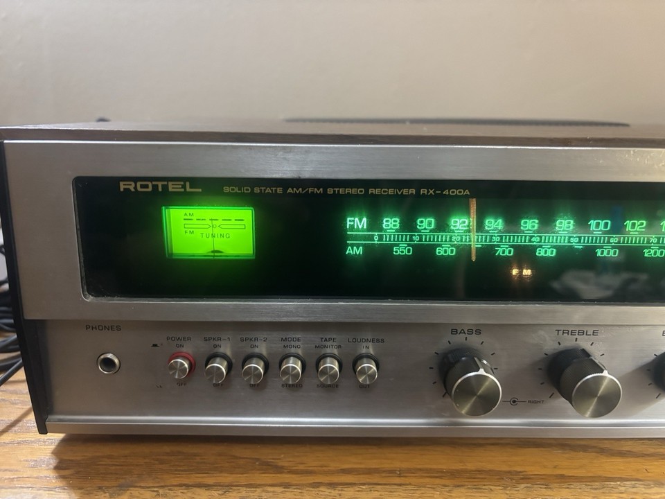 Rotel RX-400A 4CH Stereo Receiver new LEDs Vintage 1973 Used Amplifier ...