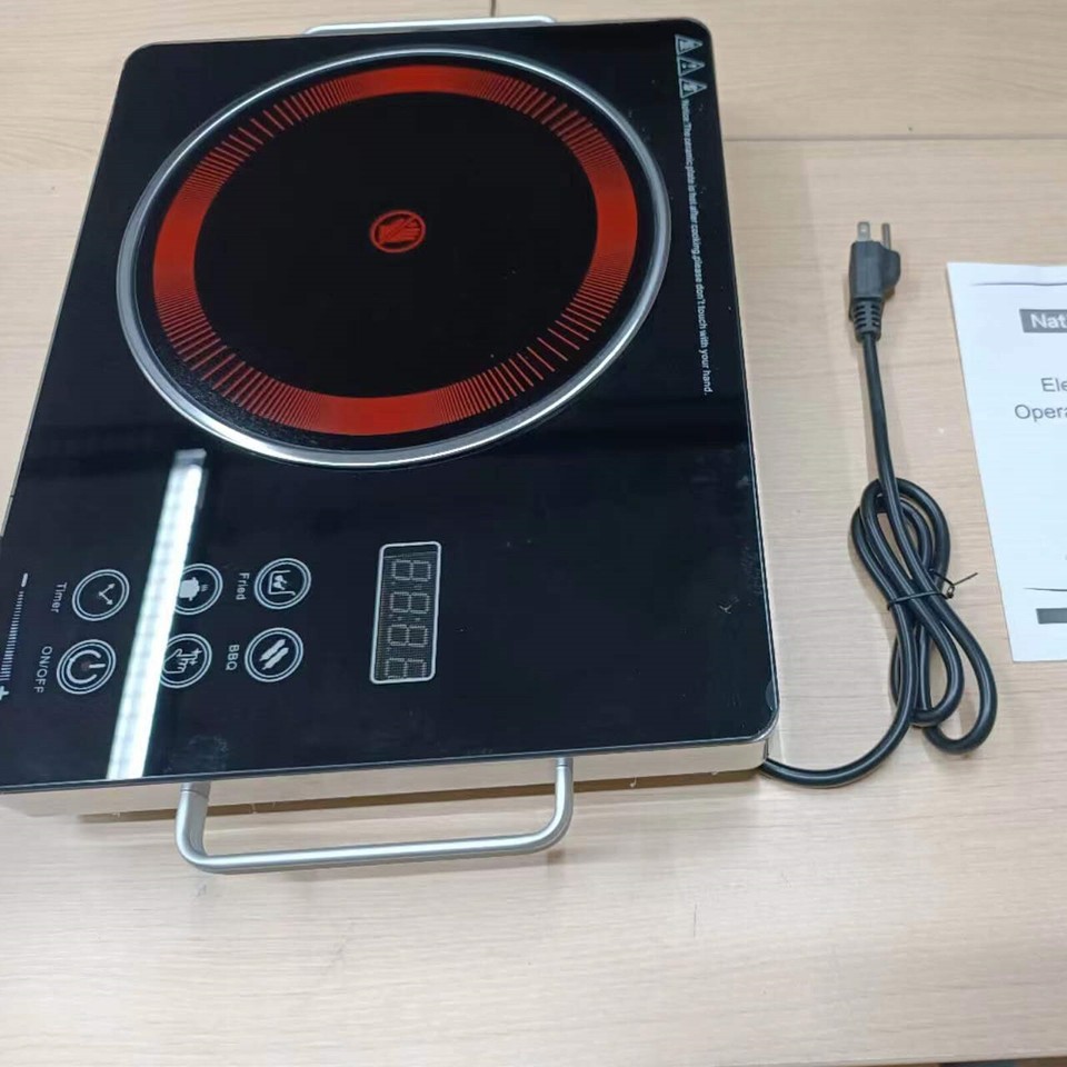 2200W Portable Commercial Electric Cooktop Single Burner Hot Pot Stove ...