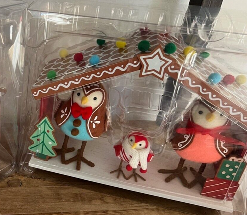 New Target Featherly Friends Christmas Nativity Birds Gingerbread house ...
