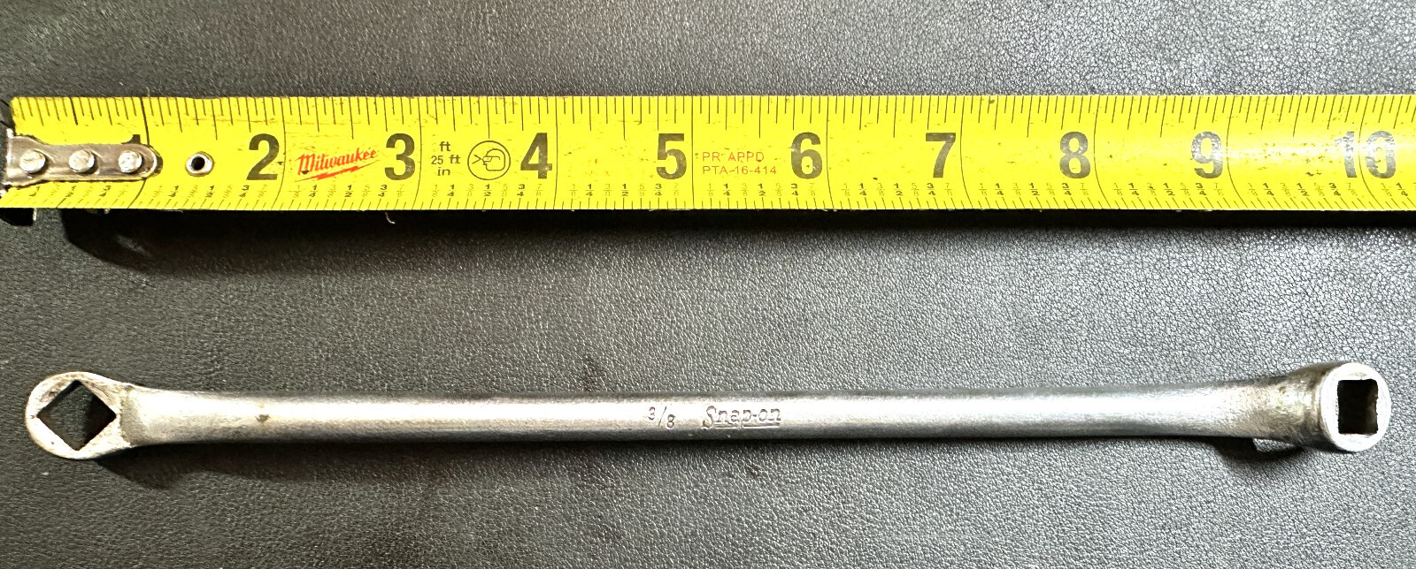 SNAP ON B1459 3/8" Double Square Drive Brake Bleeder Wrench USA | eBay