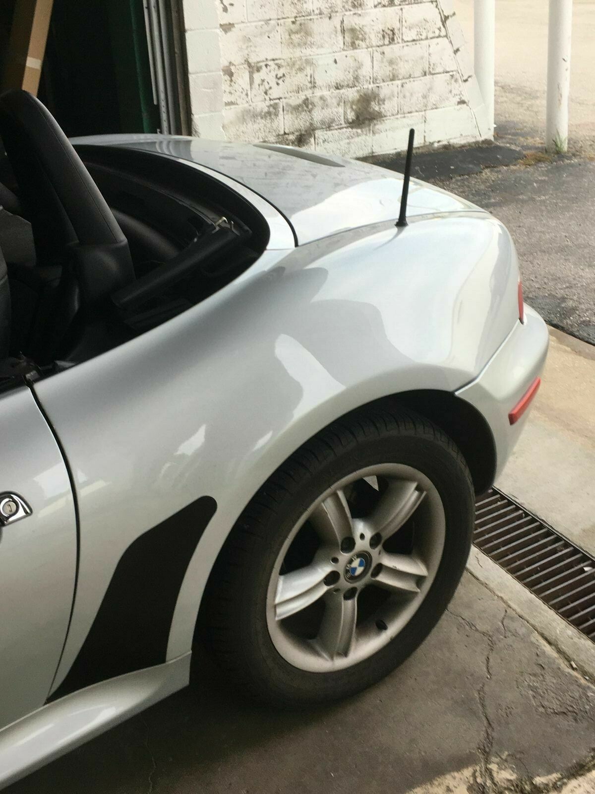 6 3/4" Short Black Antenna Mast Power Radio AM/FM for BMW Z3 1996-2002 ...