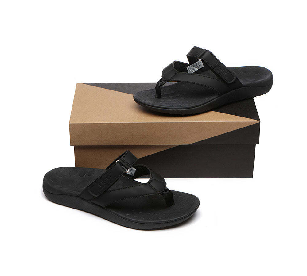 AUSTRALIAN SHEPHERD® Orthotic Thongs Arch Support Hook & Loop Medical ...