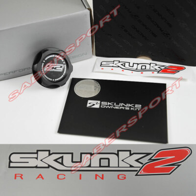 Skunk2 Black Billet Oil Cap 33mmx2.8mm thread for Honda Acura **See ...