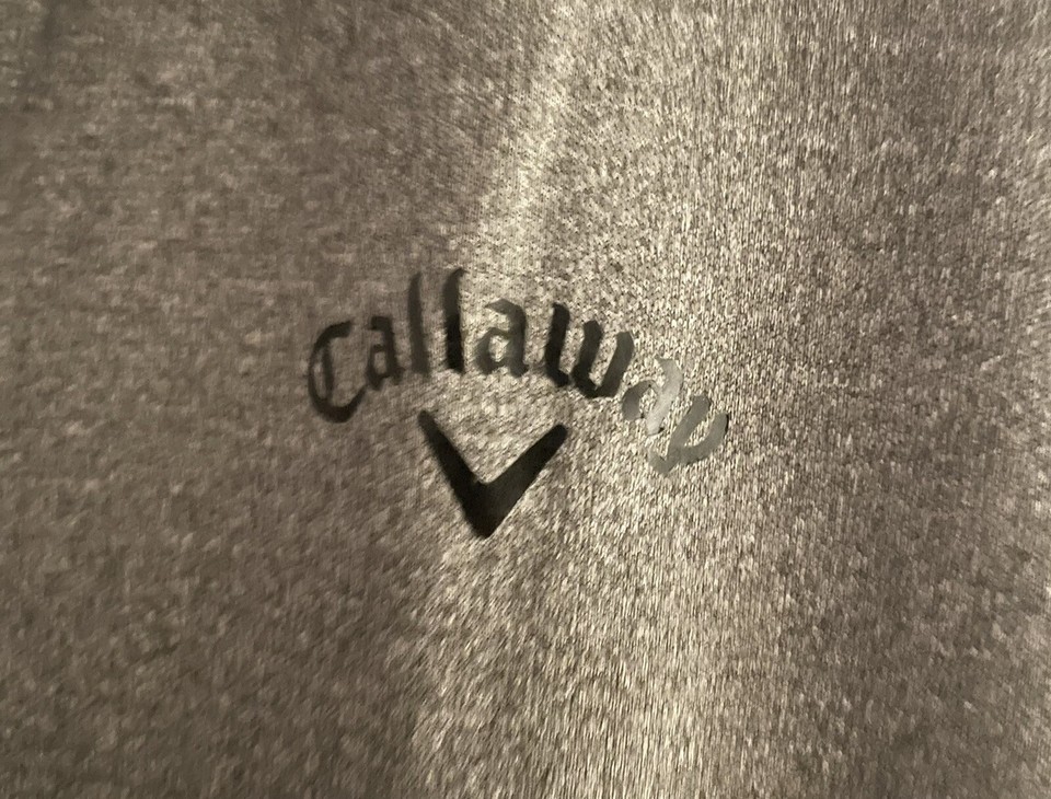 Callaway Golf 1/4 Zip Pullover Gray Xl Golf Performance Mens | eBay