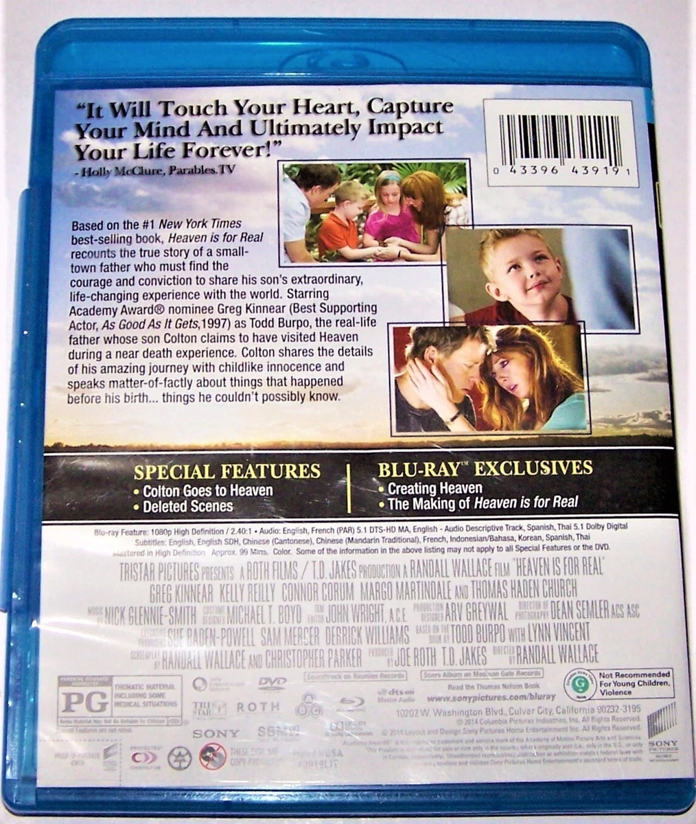 Heaven Is For Real Dvd Cover Art