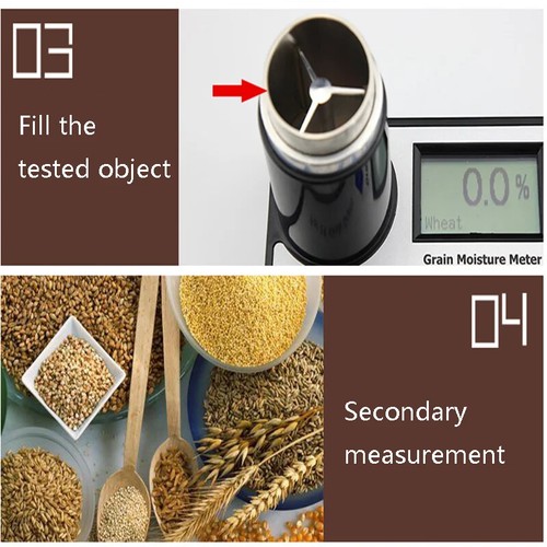 Coffee Bean Moisture Meter GM006 Cocoa Bean Wheat Corn Grain Moisture ...