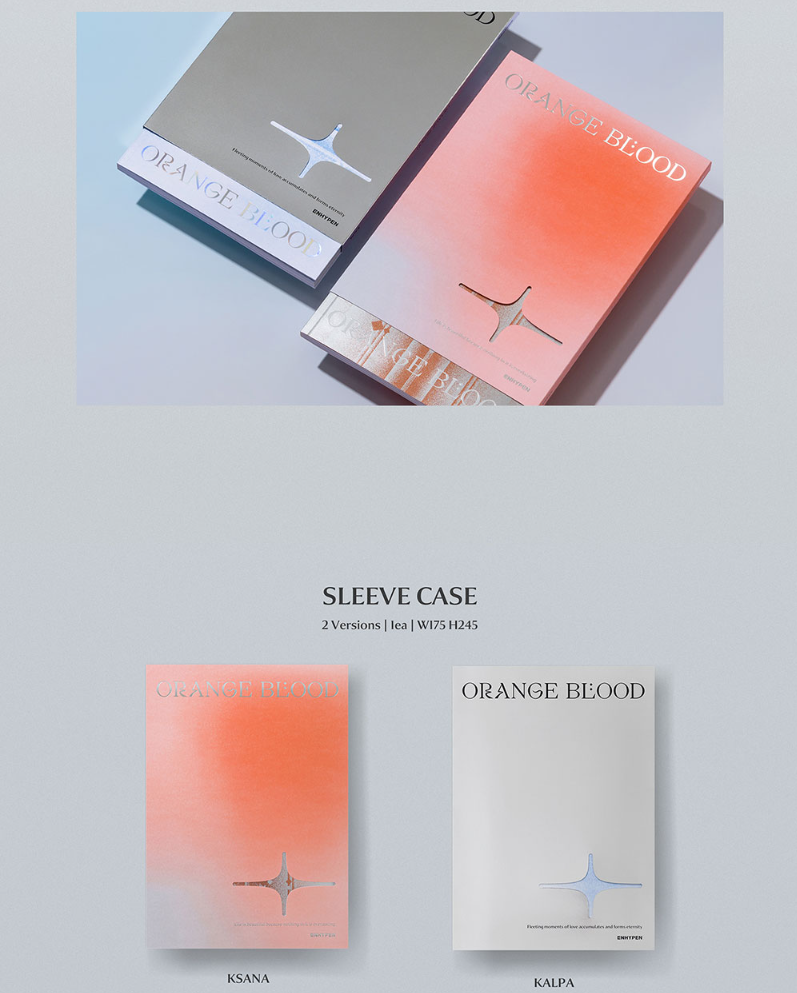 ENHYPEN ORANGE BLOOD 5th Mini Album Photobook 2 Ver Set | eBay