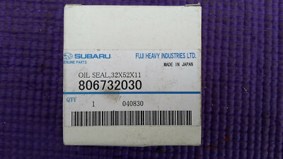 806732030, Genuine Original Subaru Drive Axle Shaft Seal 32X52X11 for ...