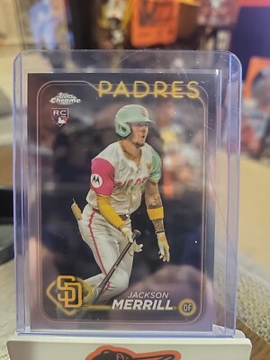 2024 Topps Chrome Update Jackson Merrill (RC) Rookie #USC153 Padres | eBay