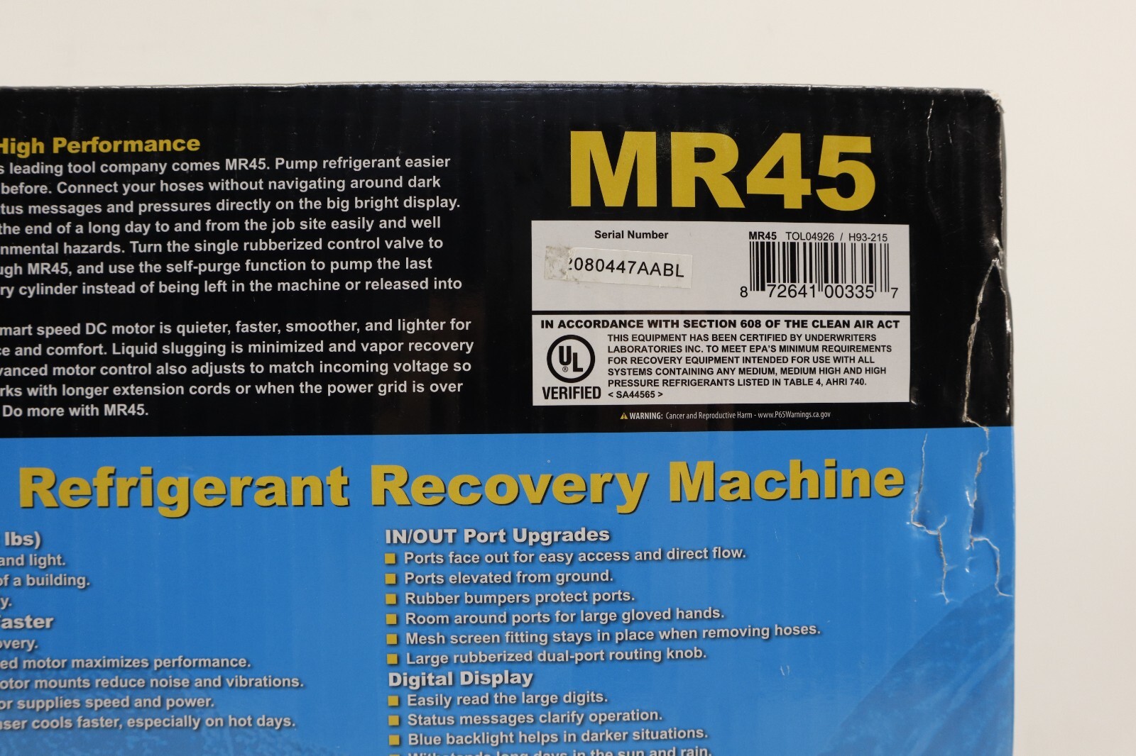 Fieldpiece+MR45+Digital+Refrigerant+Recovery+Machine for sale online | eBay