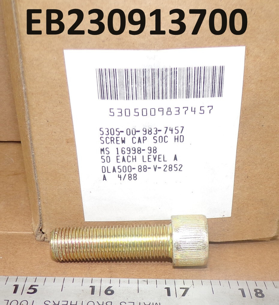 Socket Cap Head Screw PN: MS16998-98 lots of 50 each (EB230913700) | eBay