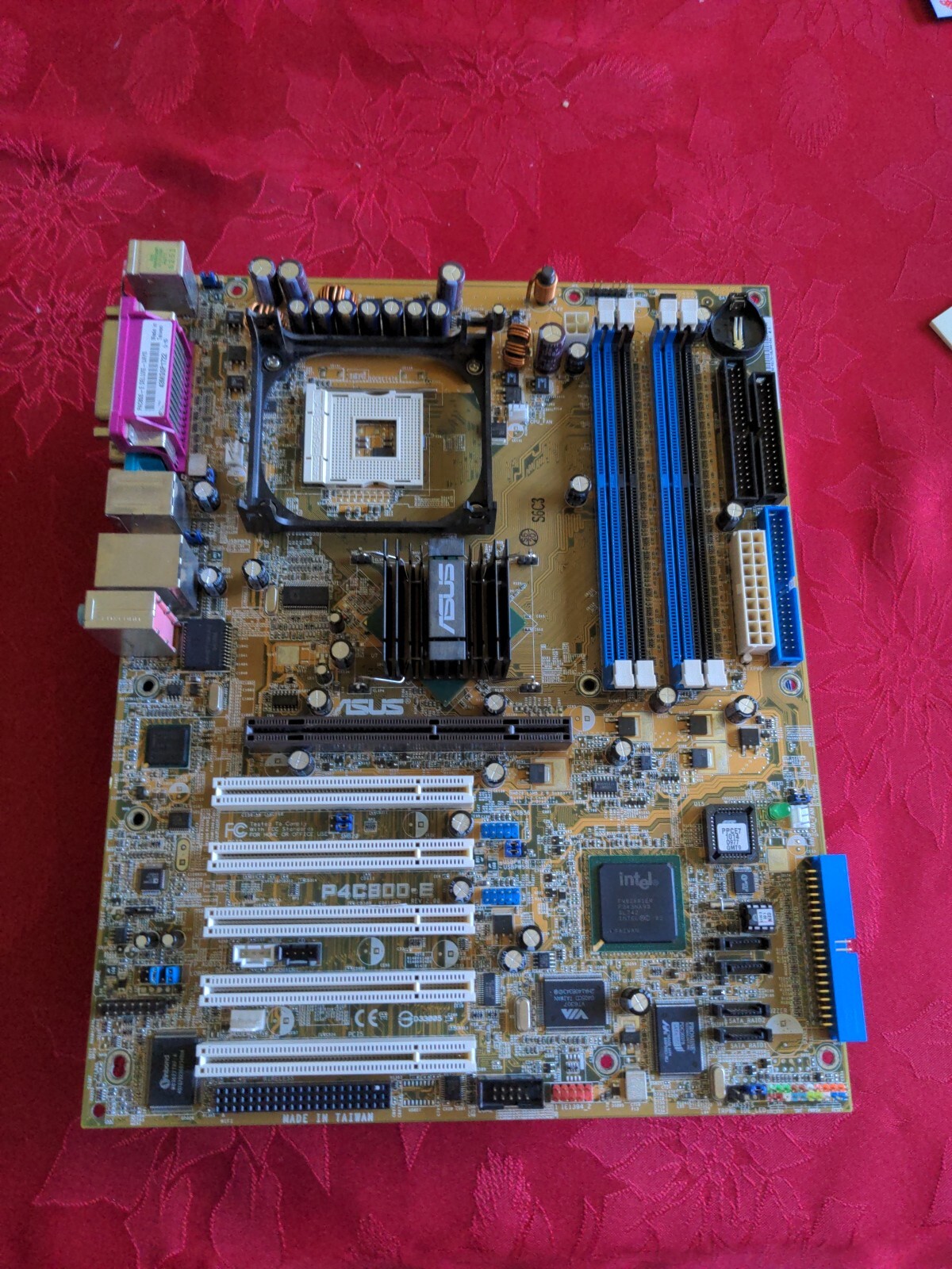 Asus P4C800-E Rev 2.00 - Windows 98 Pentium 4 Era Gaming Motherboard | eBay